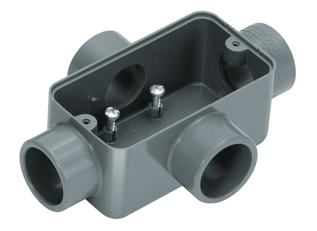 Condulete de Alumínio Fixo Tipo T 1/2" Com Rosca BSP