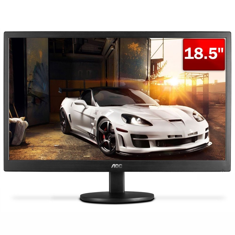 Monitor Led 18,5" Widescreen Preto Aoc E970SWNL